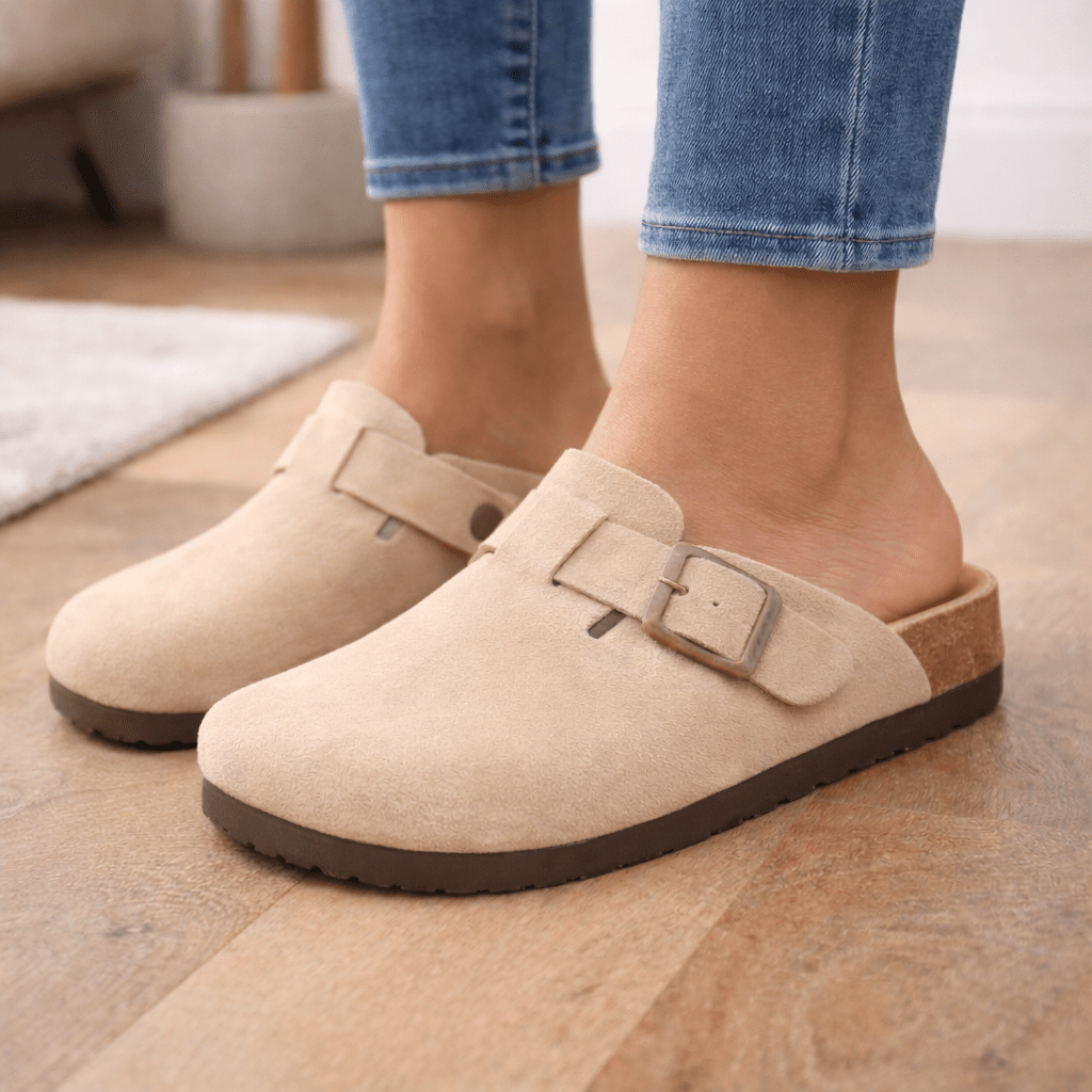 AeroForge Unisex Suede Clogs With Cushioned Comfort – Rosalyssa